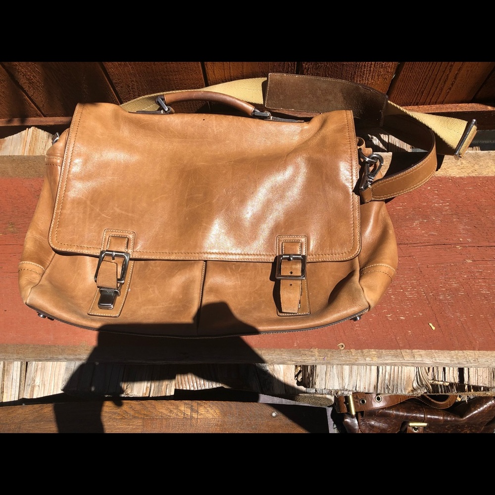 Coach Leather Work Bag - Gem